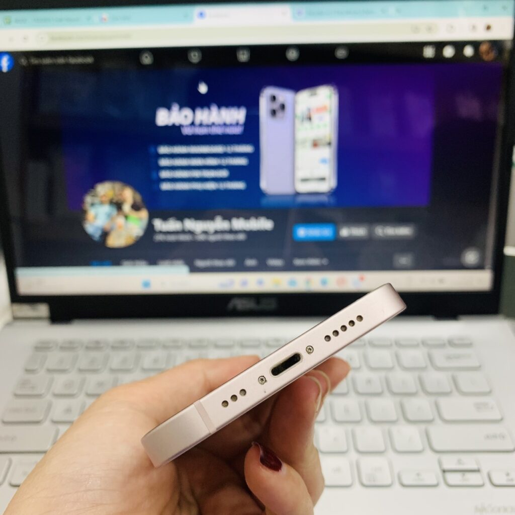 iPhone 13 128G hồng - VN/a sườn 98% - Pin 100% new - Kính có xước - Cũ thanh lý - Tuấn Nguyễn Mobile